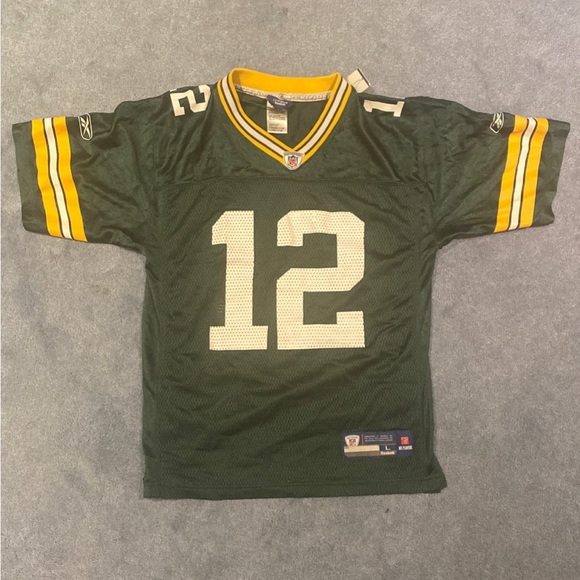 Reebok | Shirts & Tops | Aaron Rodgers Jersey 2 Green Bay Packers Nfl ...